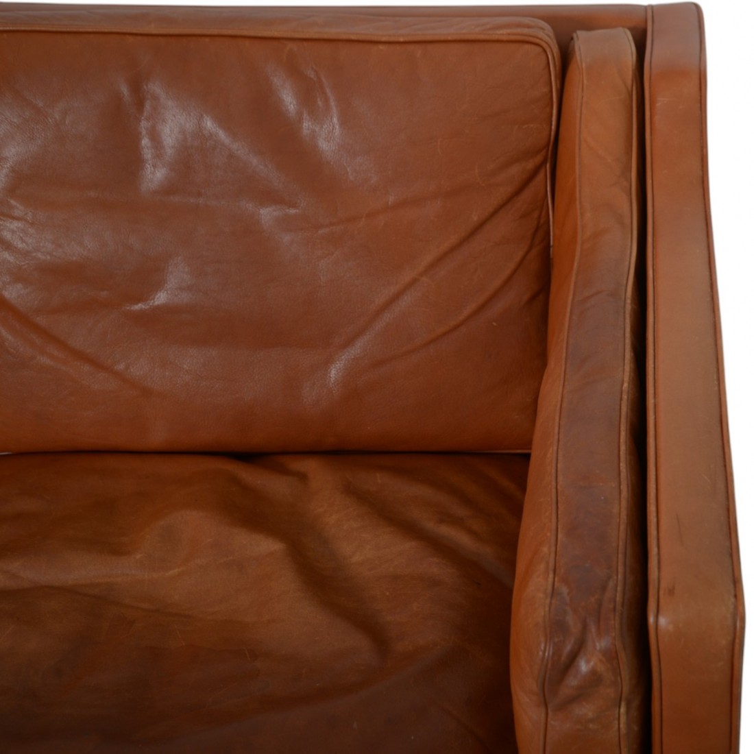 For Sale | Børge Mogensen 3.seater 2213 sofa in patinated cognac ...
