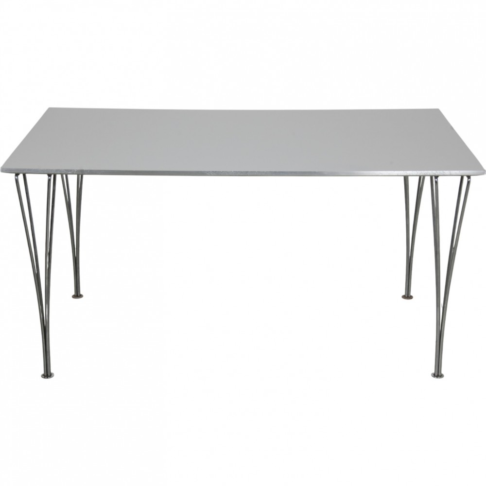 For Sale | Piet Hein grey square table 140x80 Cm