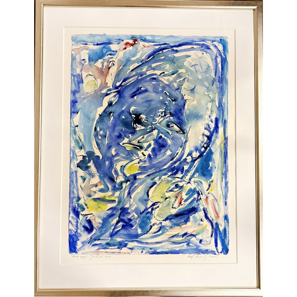 Carl-Henning Pedersen (1913-2007) Vand Spejl.