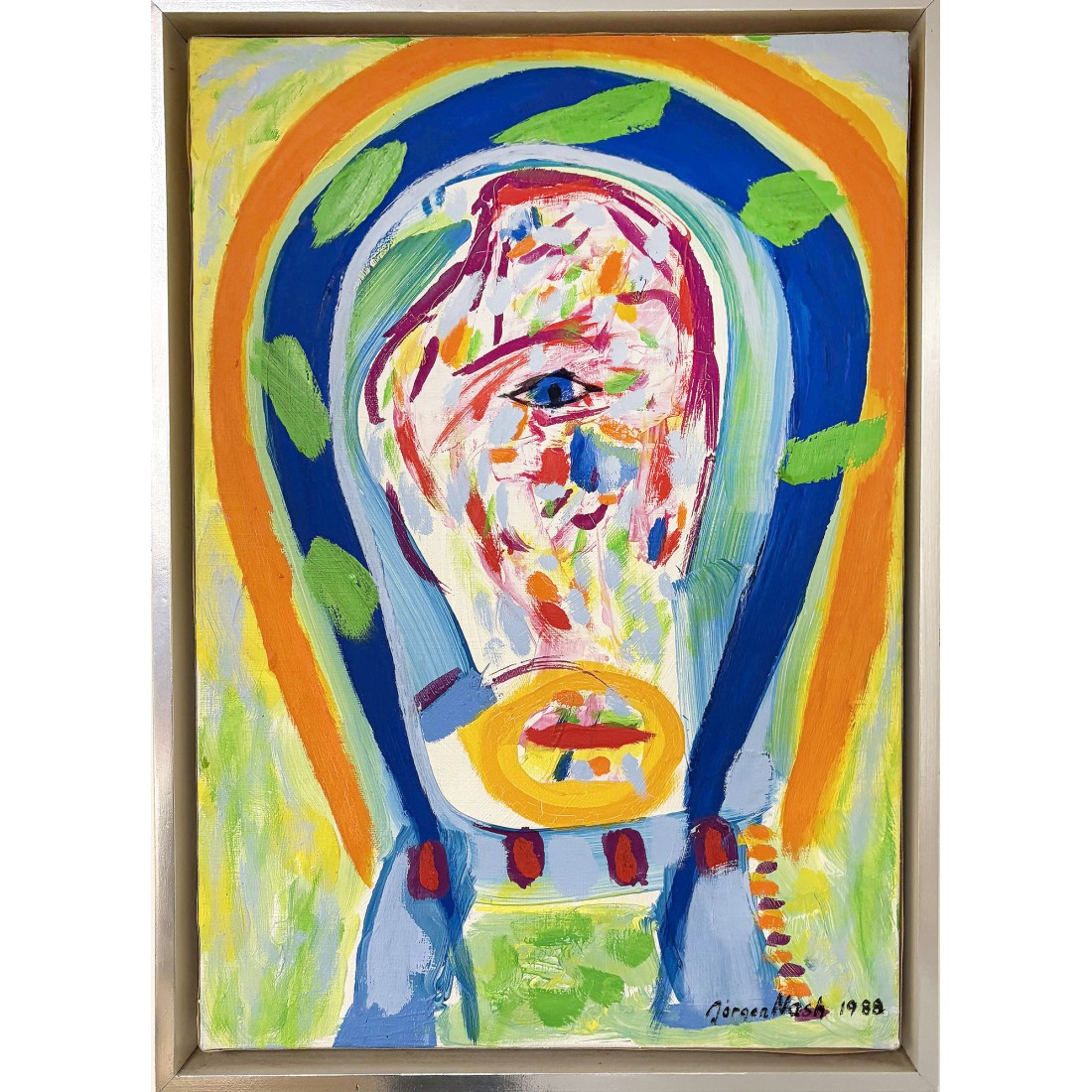 Jørgen Nash The Cyclops, painting oil on canvas