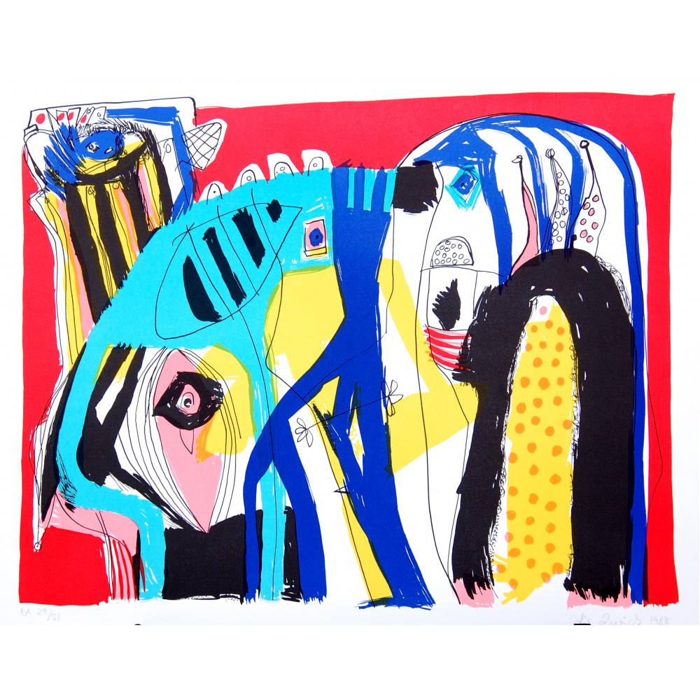 Lis Zwick (1942-2020): litografi