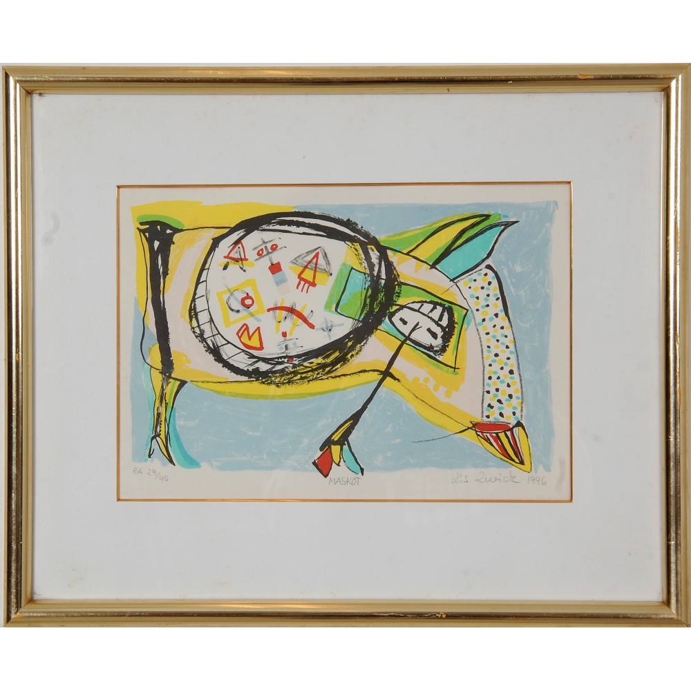 Lis Zwick (1942-2020): lithograph