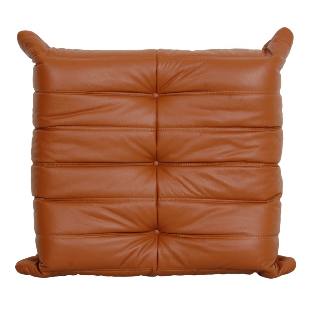 Buy TOGO ottoman in cognac leather - CPH-Classic