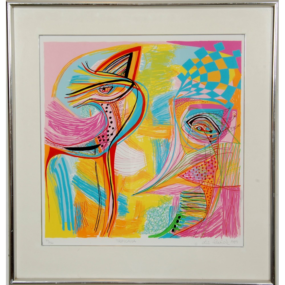 Lis Zwick (1942-2020): lithograph