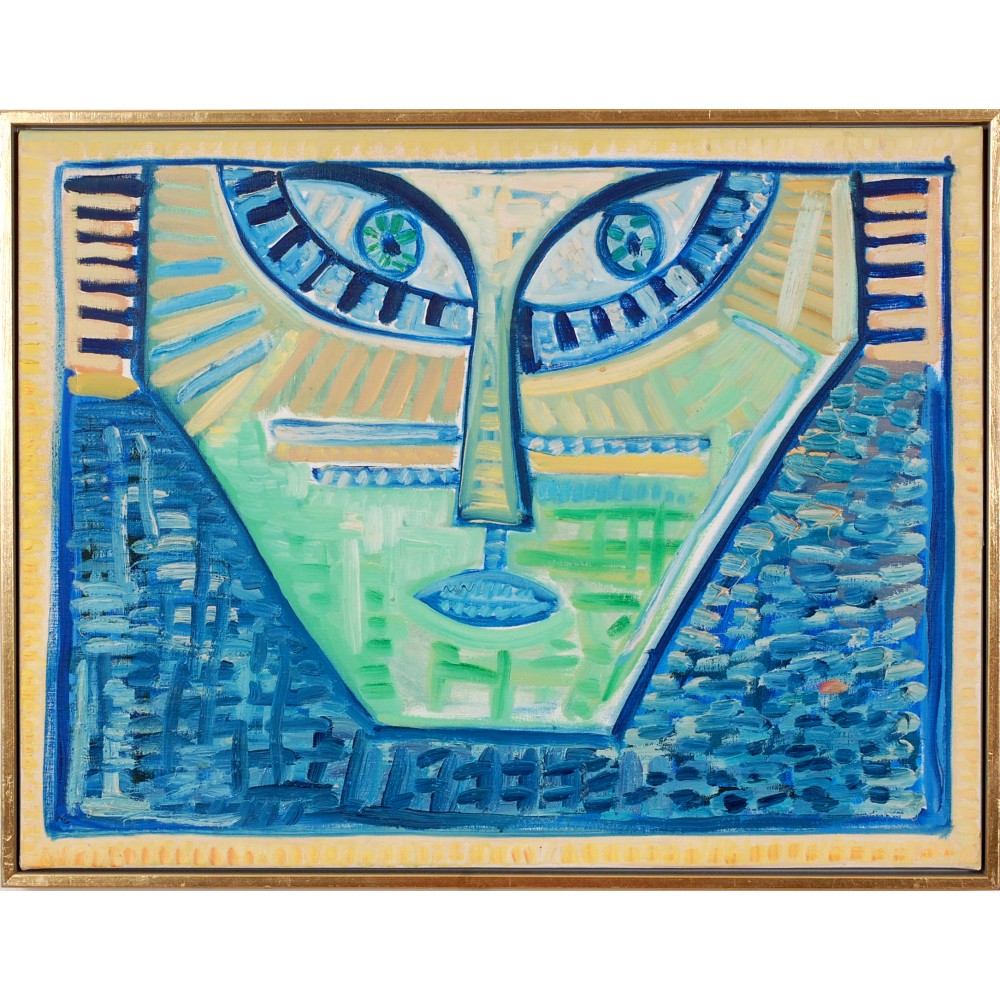 Claus Bojesen ''Gul Gulla'' Olie på lærred