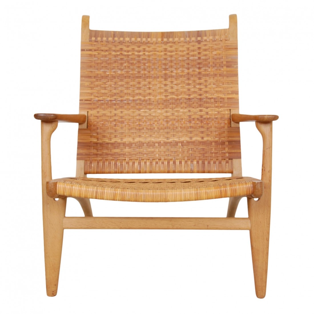 Hans Wegner CH-27 Lounge chair oak