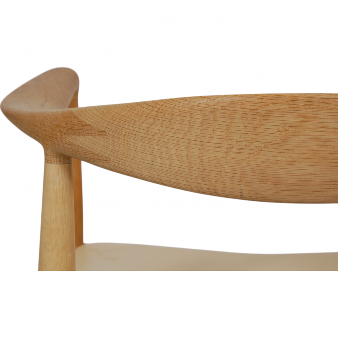 Køb brugt Hans Wegner stol af eg og natur læder