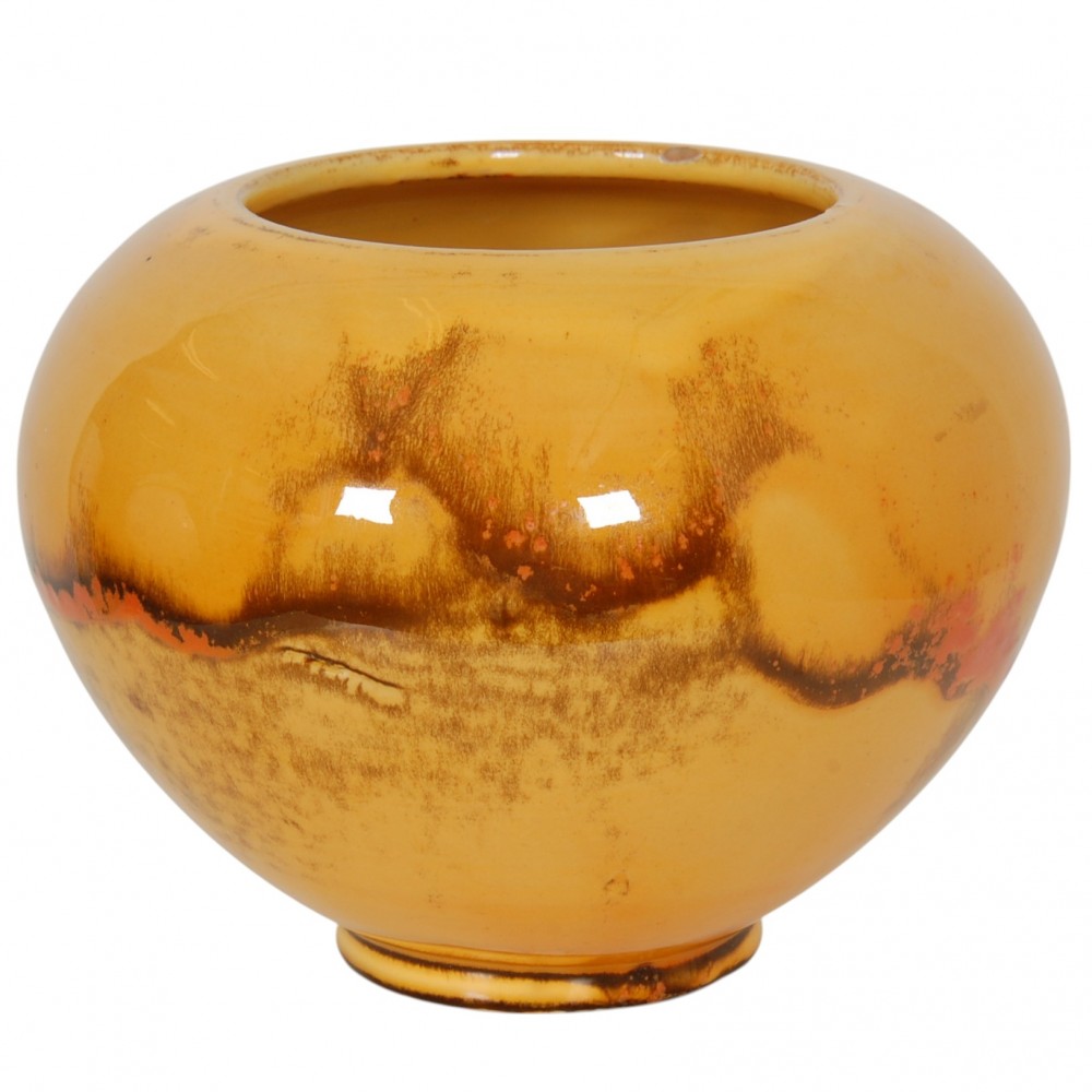 Kæhler vase gul