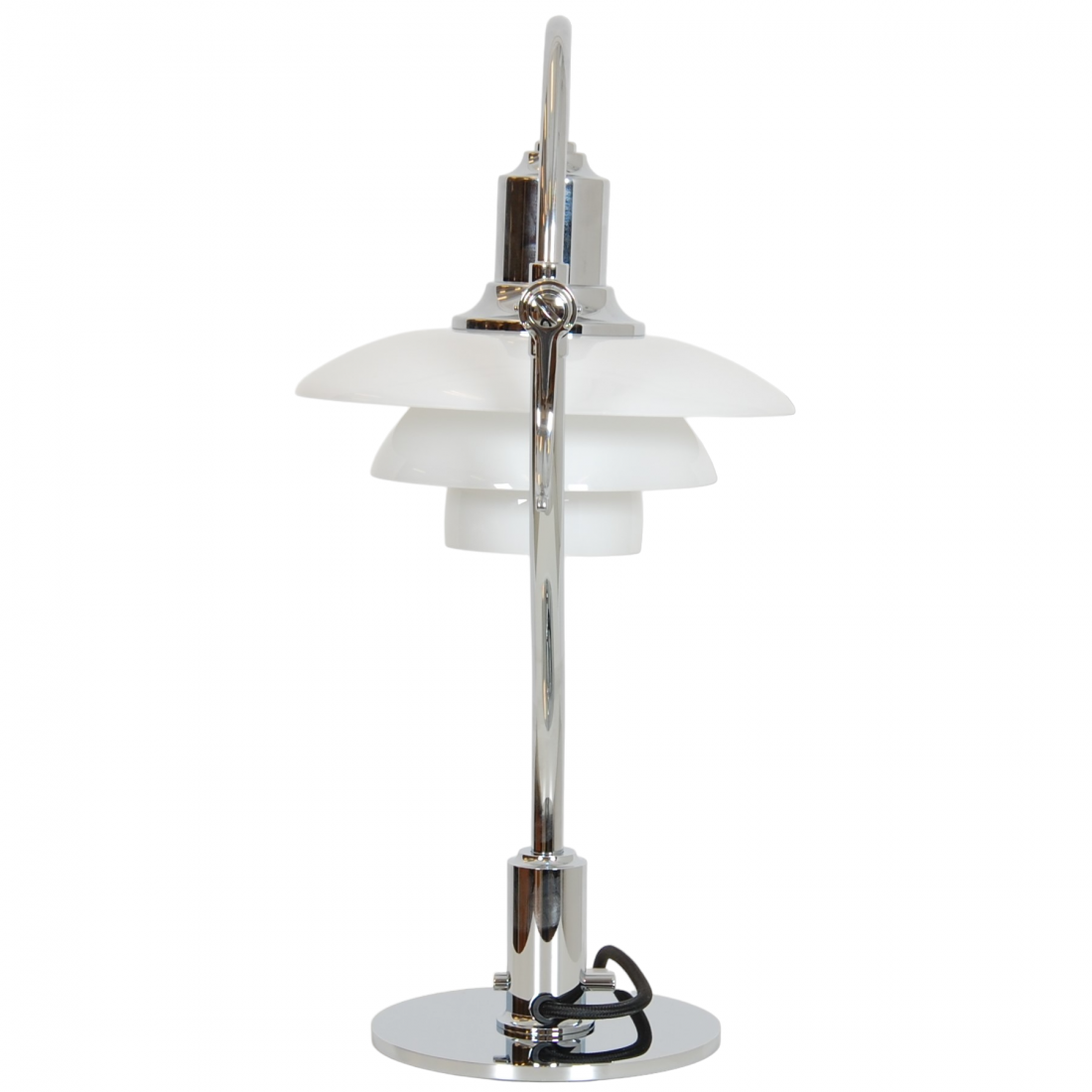 Poul Henningsen New chrome 2/2 Question mark table lamp