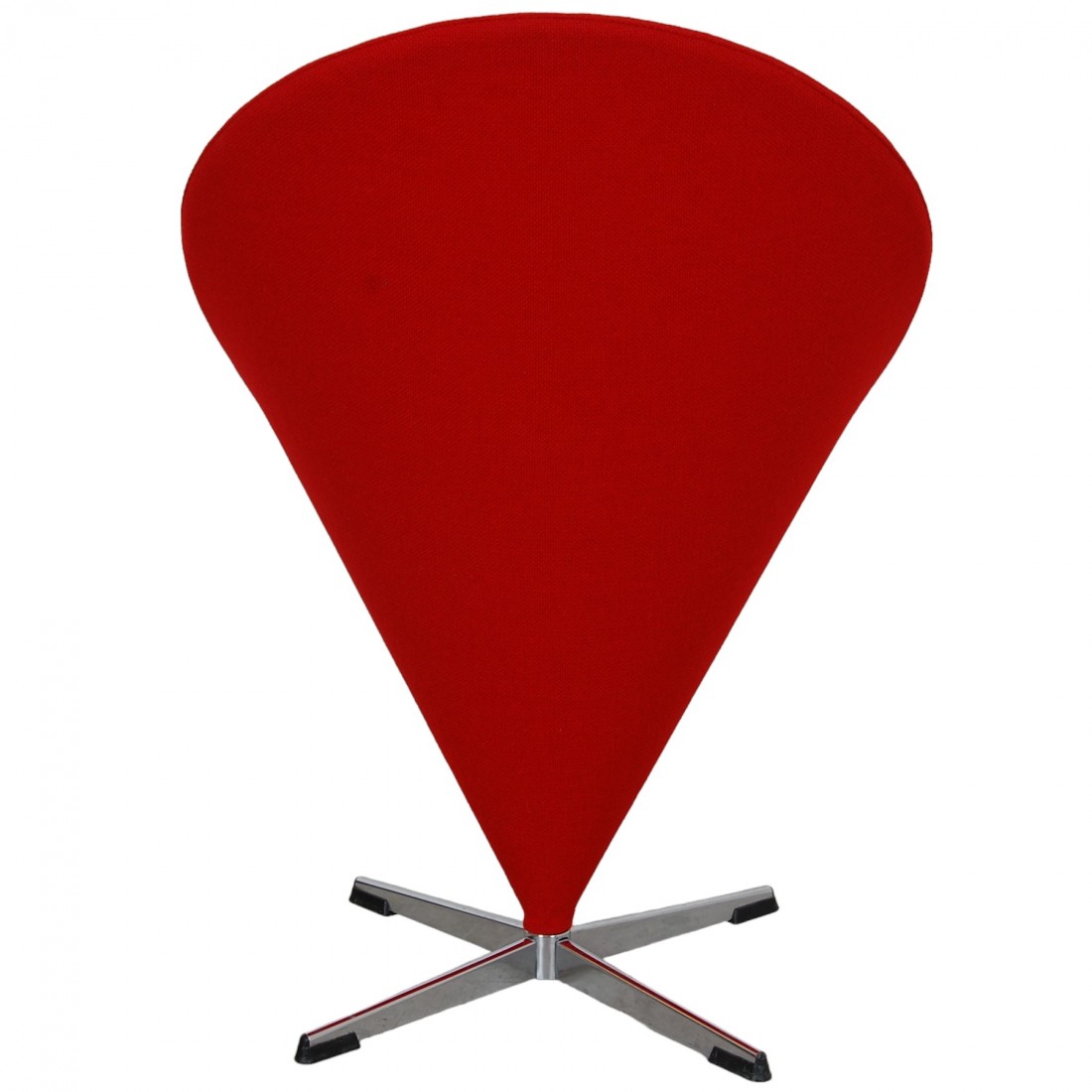For Sale | Verner Panton Cone chair in red Hallingdal fabric